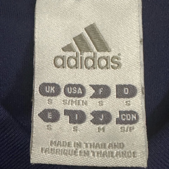 adidas | Shirts | Adidas Mens Navy Blue Climalite Soccer Jersey Size ...